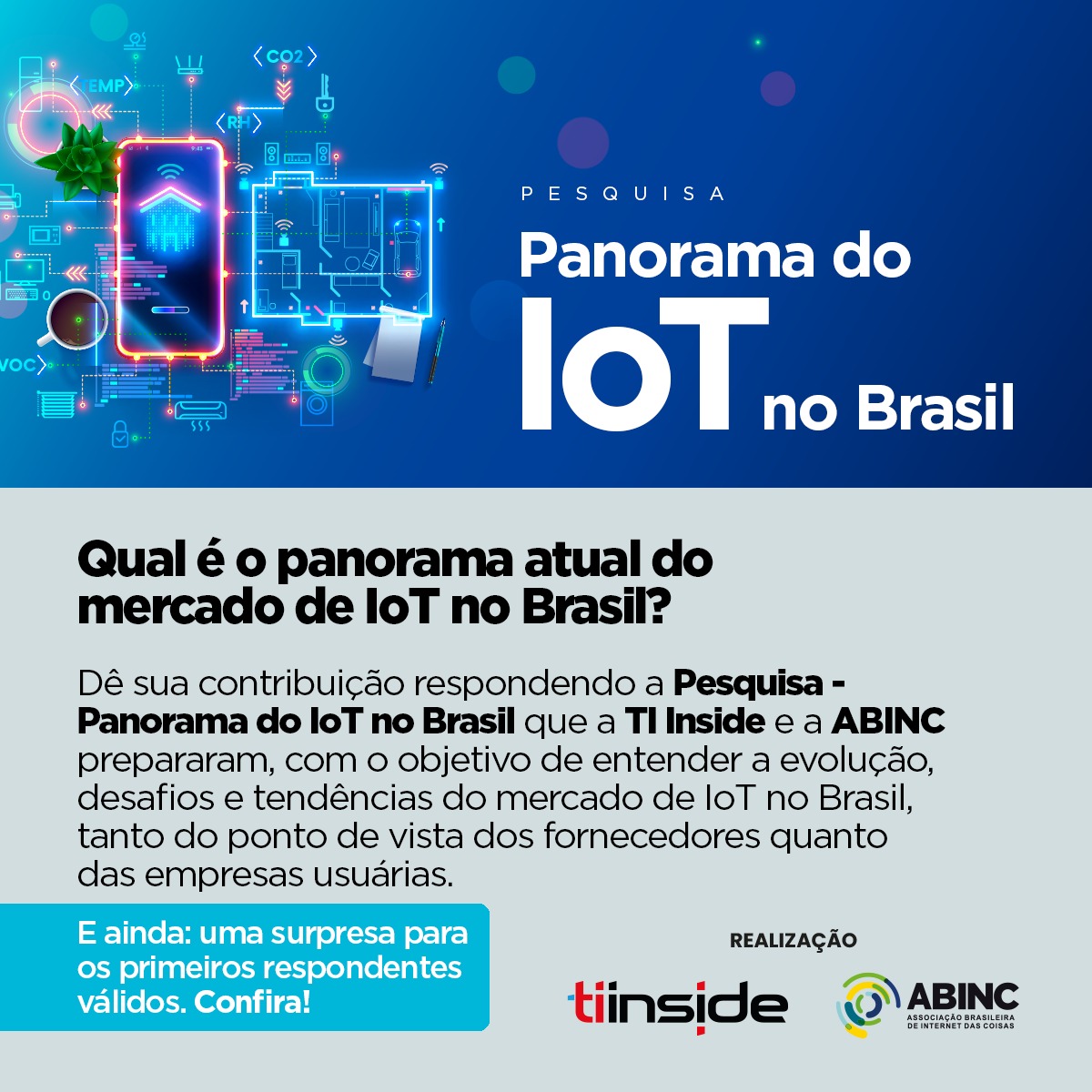 TI Inside e ABINC lançam Pesquisa Panorama do IoT no Brasil - ABINC